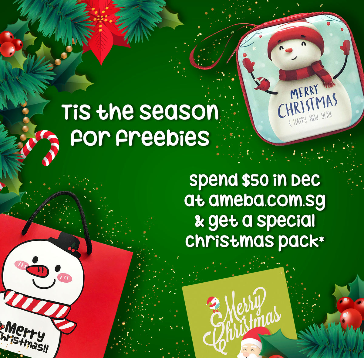 Our christmas packs are almost gone! — amebastuff