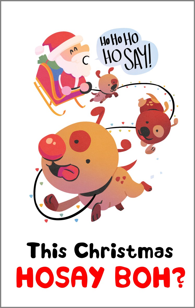 hosay christmas card — amebastuff