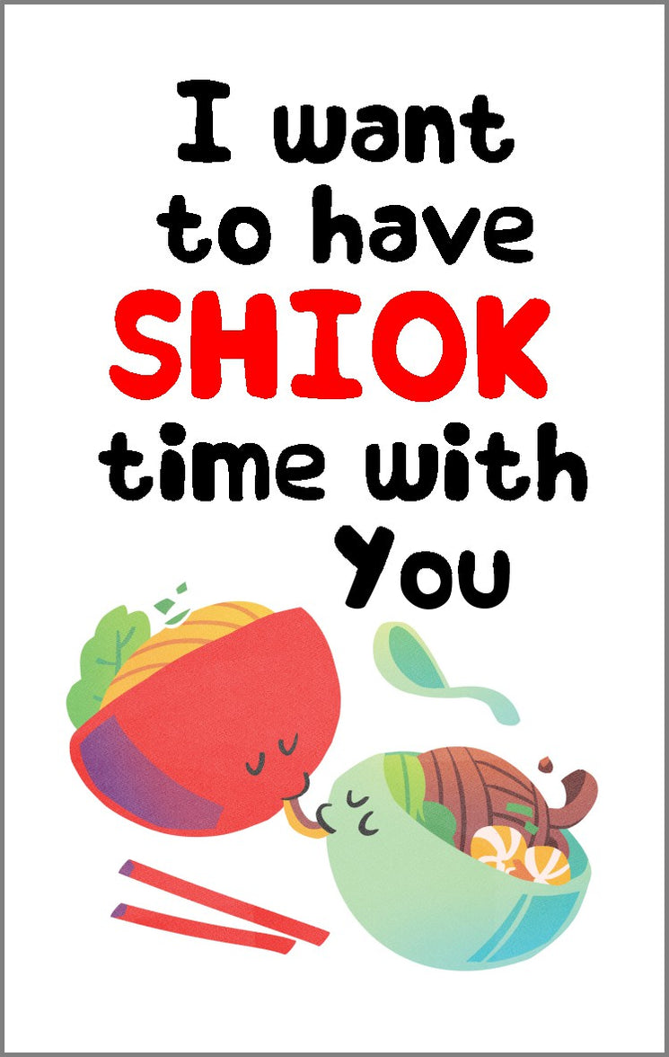shiok time card — amebastuff
