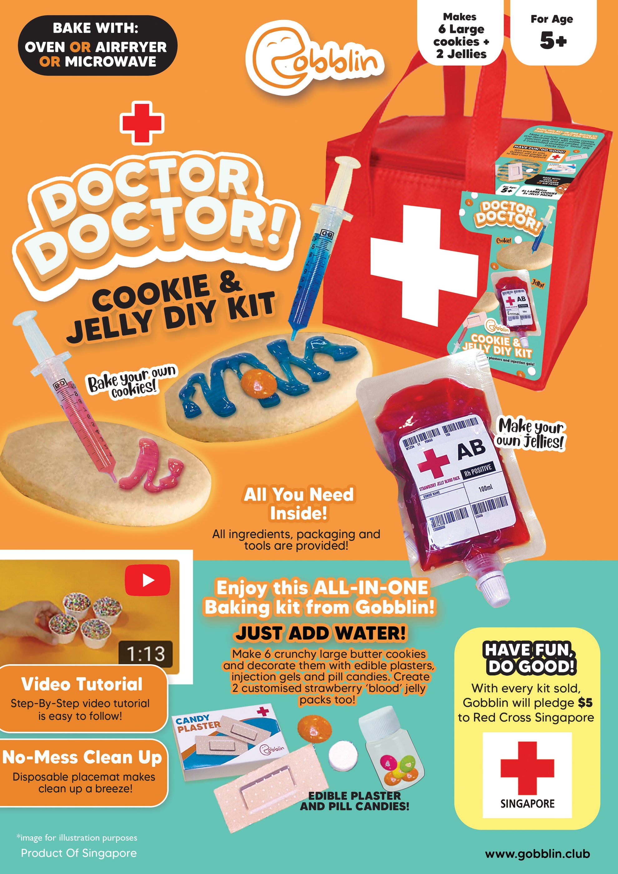Doctor Doctor! cookie & jelly kit — amebastuff