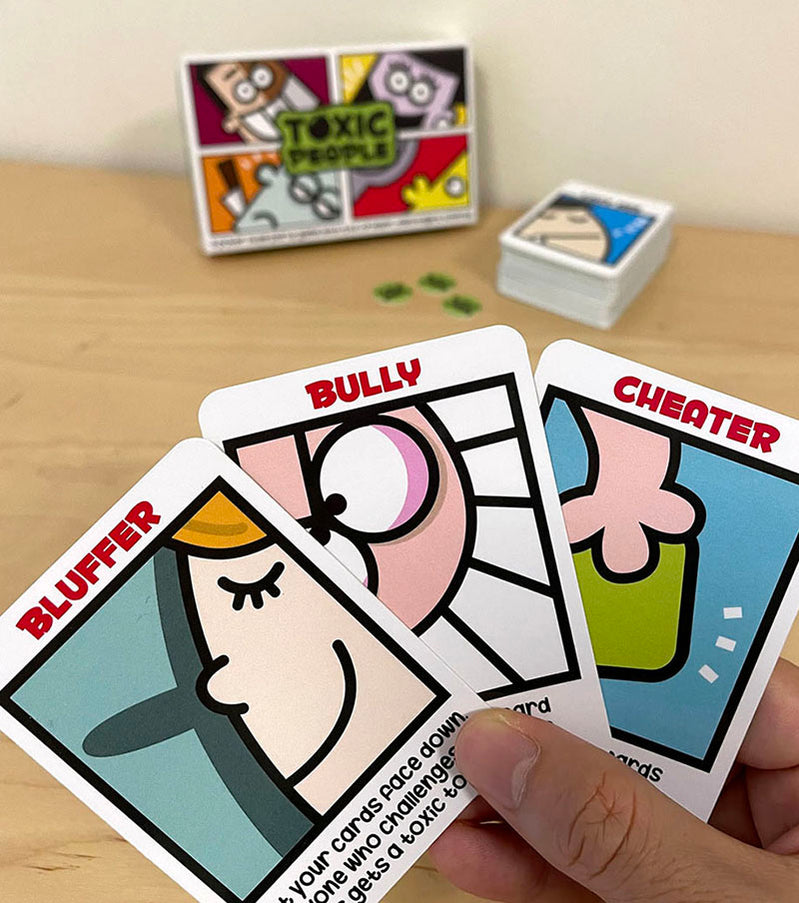 toxic people action card pack — amebastuff
