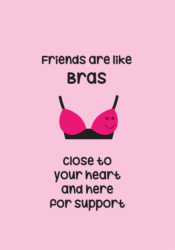 friends like bras card — amebastuff