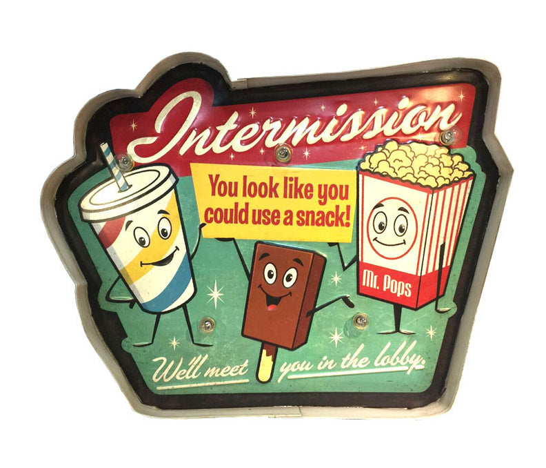 intermission retro sign — amebastuff