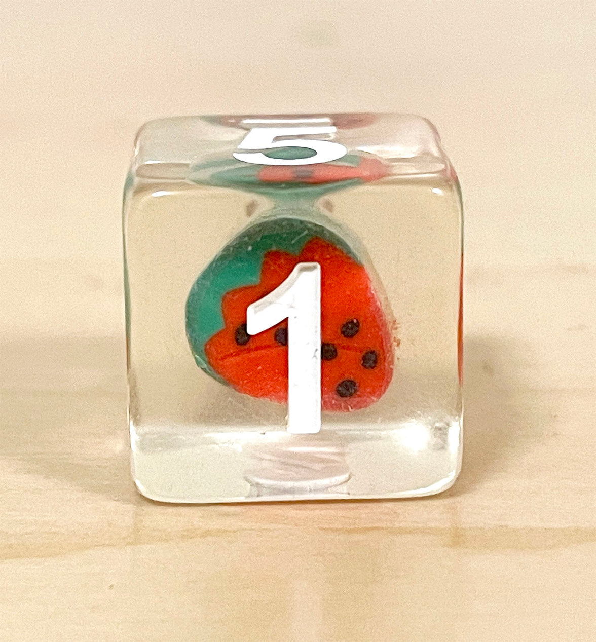 strawberry fruit dice set — amebastuff