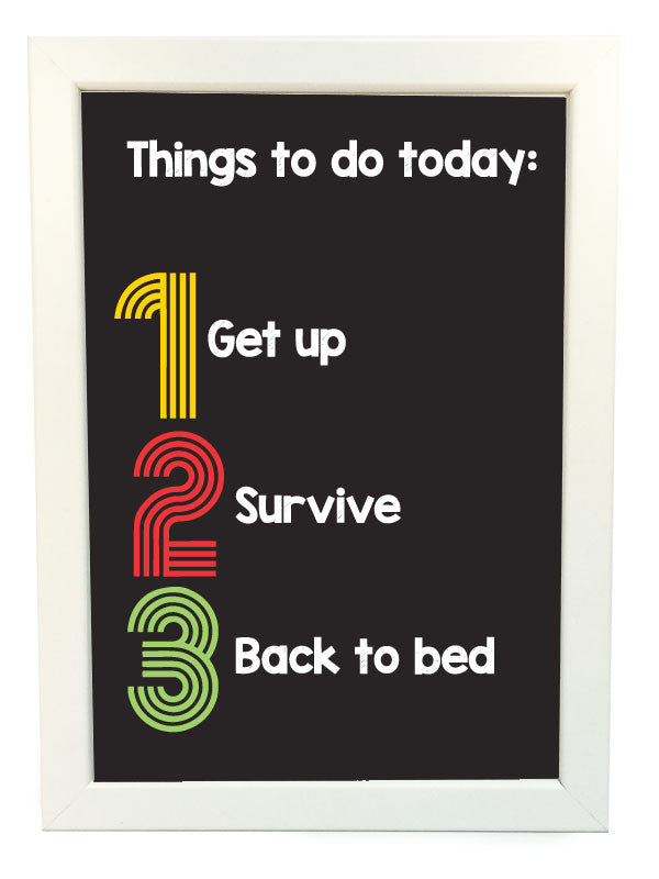 things to do today poster — amebastuff