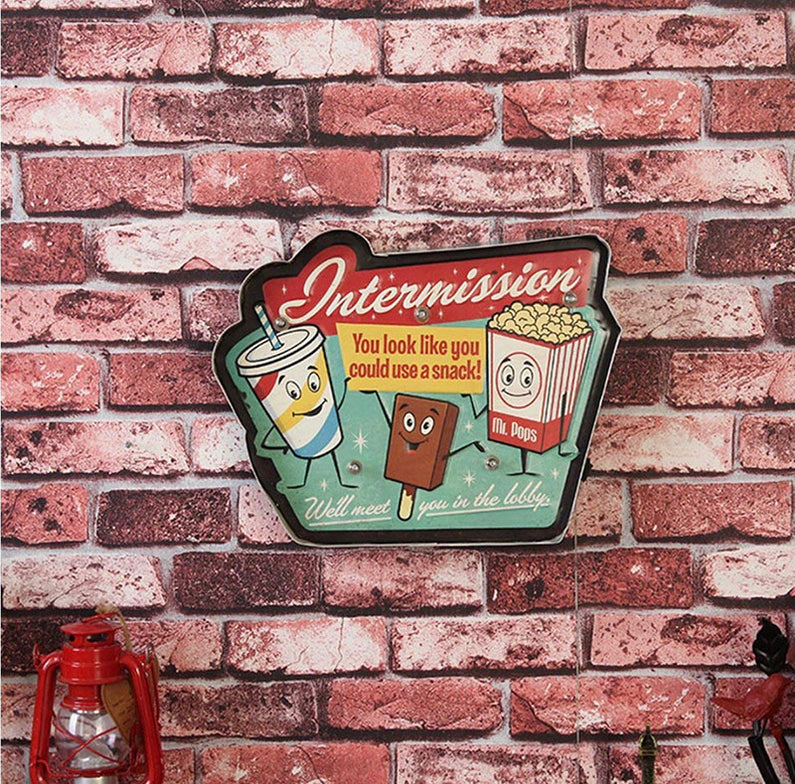 intermission retro sign — amebastuff