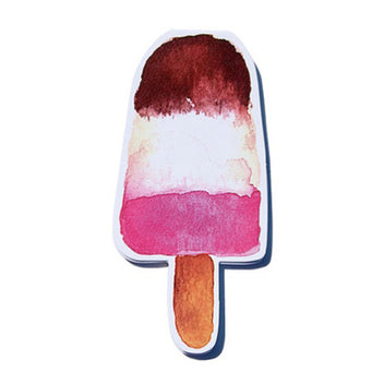 tri-colour popsicle notepad — amebastuff